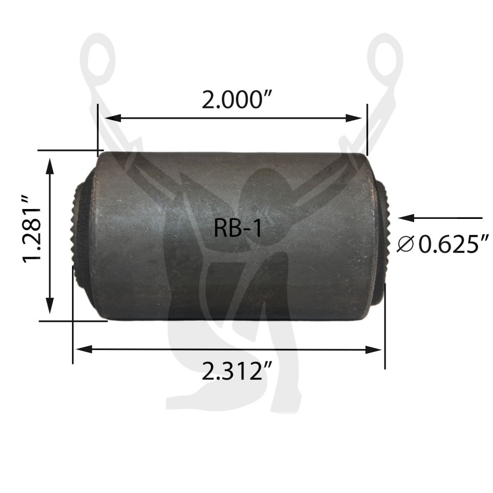 RB1 Rubber Encased Bushing