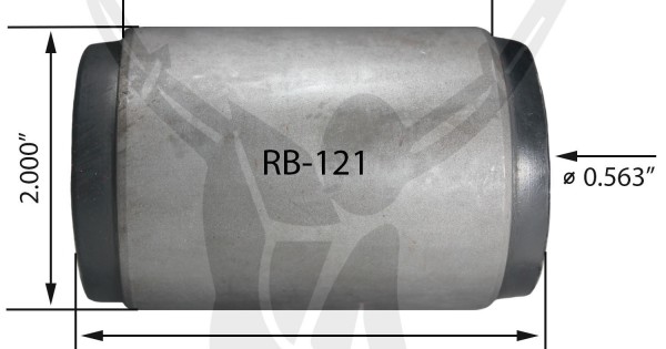 RB-121 Rubber Encased Bushing