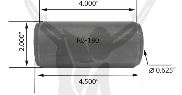 RB-180 Rubber Encased Bushing