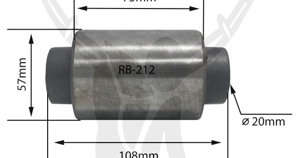 RB-212 Rubber Encased Bushing