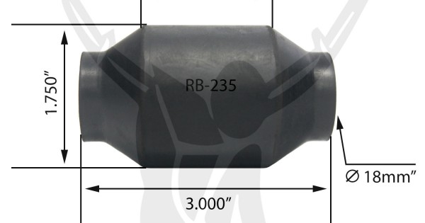 RB-235 Rubber Encased Bushing