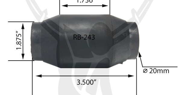 RB-243 Rubber Encased Bushing