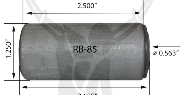 RB-85 Rubber Encased Bushing