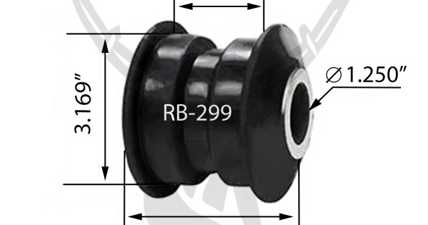 RB-299 Rubber Encased Bushing